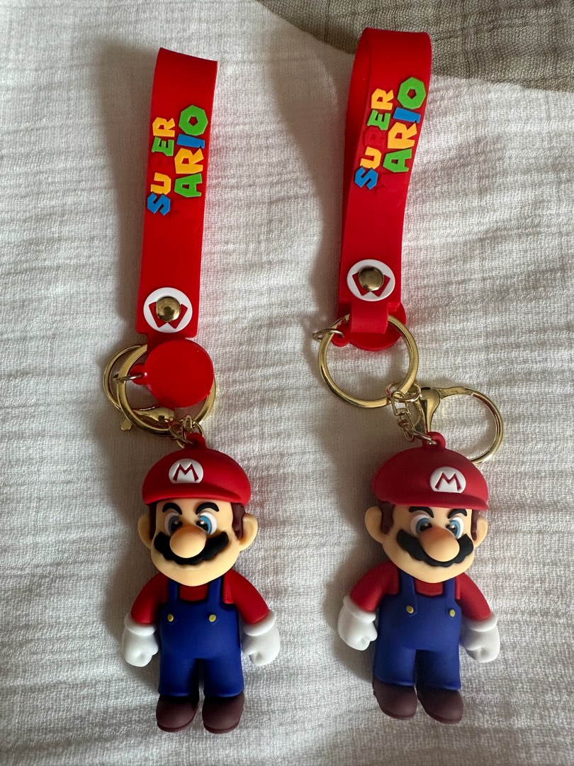 Super Mario Keychains, Hobbies & Toys, Toys & Games on Carousell