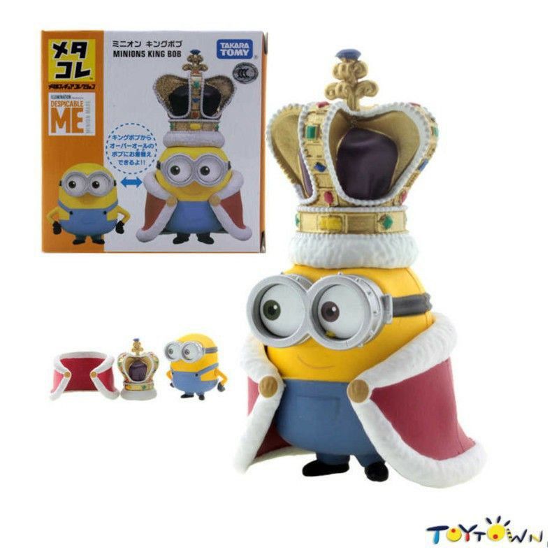 Takara tomy minion kelvin + king bob, 興趣及遊戲, 玩具 & 遊戲類 - Carousell