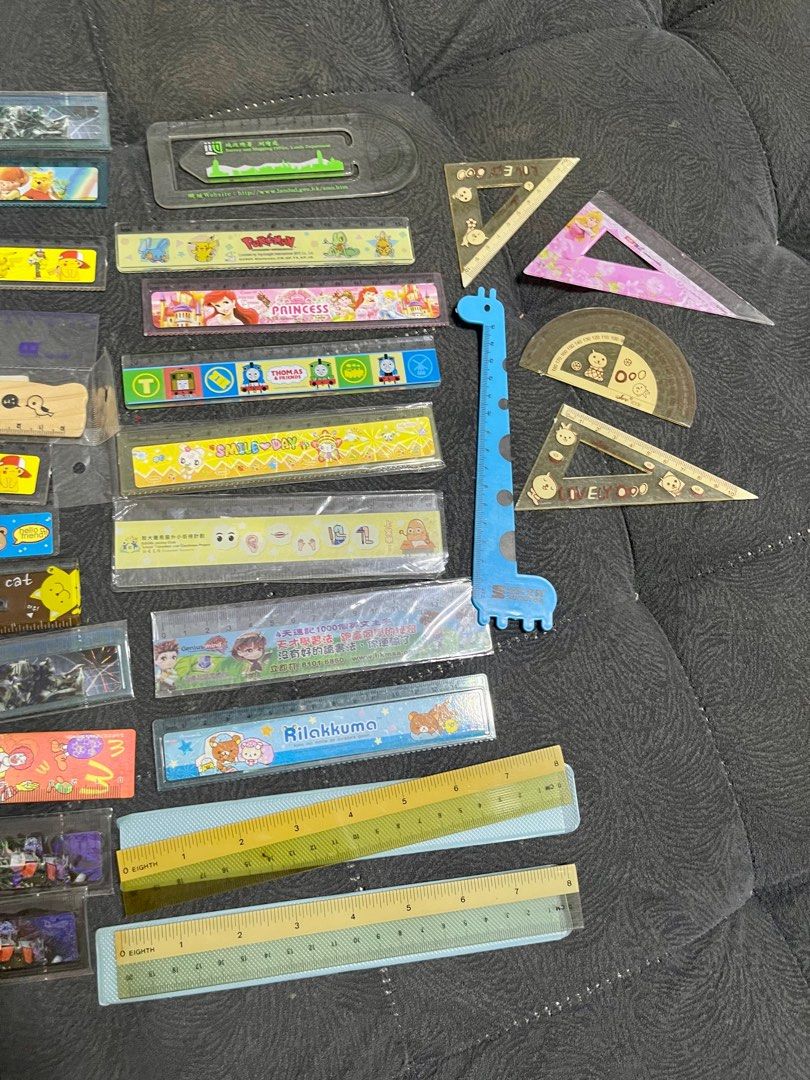 Take all rulers japan mix characters, Hobbies & Toys, Stationary ...
