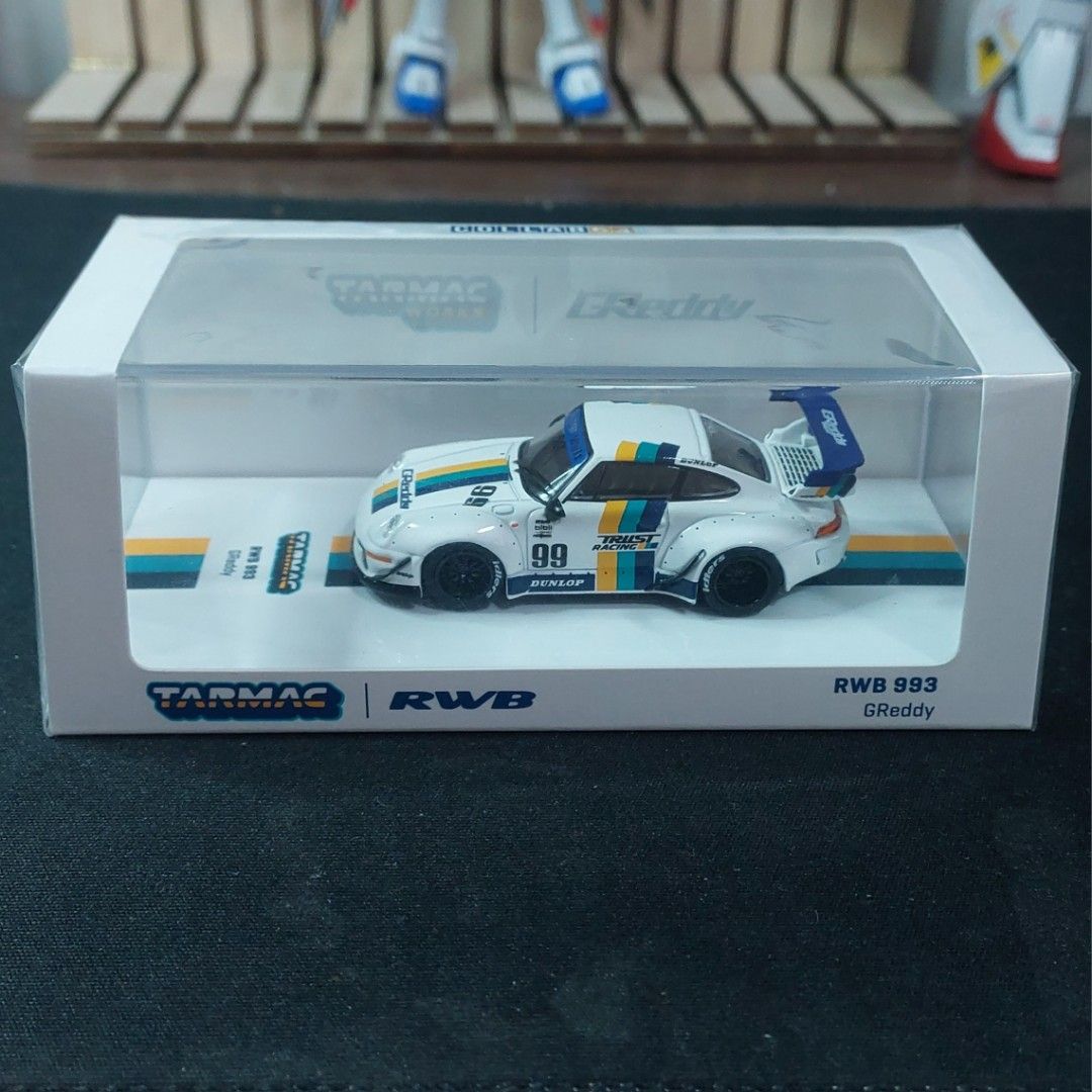 Tarmac Works RWB 993 Greddy, Hobbies & Toys, Toys & Games on Carousell