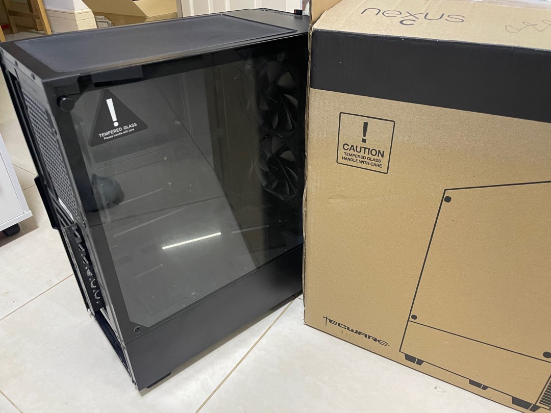 Tecware destop case ATX MATX ITX, Computers & Tech, Desktops on Carousell