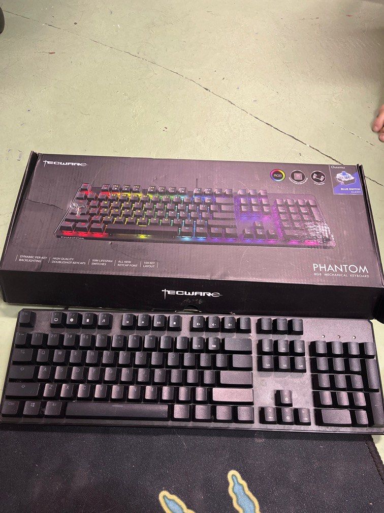 Tecware mechanical RGB gaming Keyboard, Computers & Tech, Parts ...
