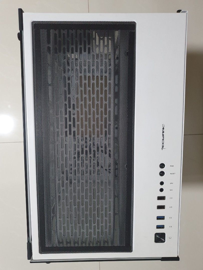 Tecware Vxr Dual Chamber White Case Computers And Tech Parts And Accessories Computer Parts On