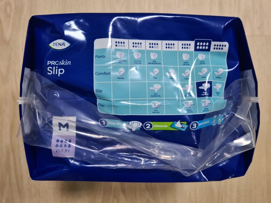TENA Proskin Slip Adult Diapers Maxi 9pc, Beauty & Personal Care, Sanitary Hygiene on Carousell