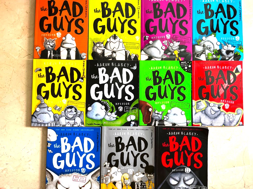 The Bad Guys book 1-11 by Aaron Blabey, Hobbies & Toys, Books ...
