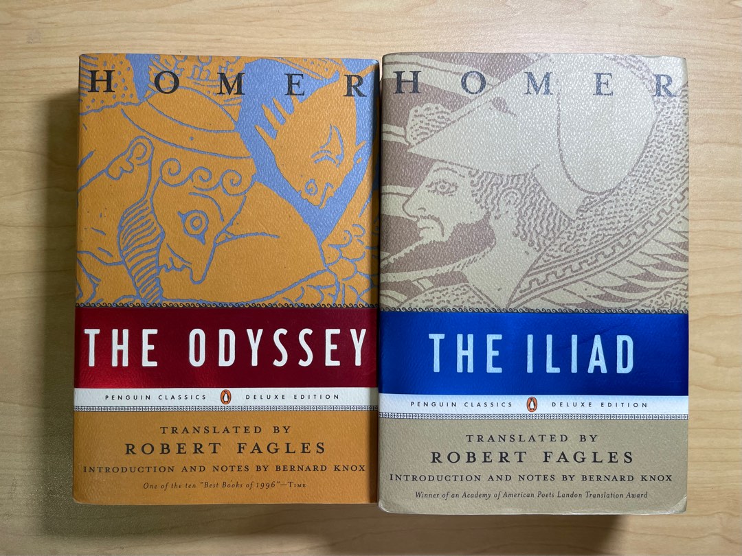 The Iliad, The Odyssey by Homer Set, Hobbies & Toys, Books & Magazines ...