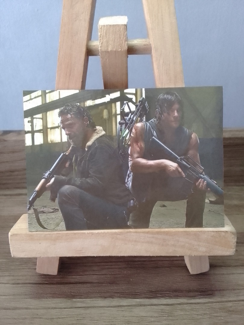 THE WALKING DEAD RIC AND DARYL TERMINUS FAN CARD - CUSTOM, Hobbies ...
