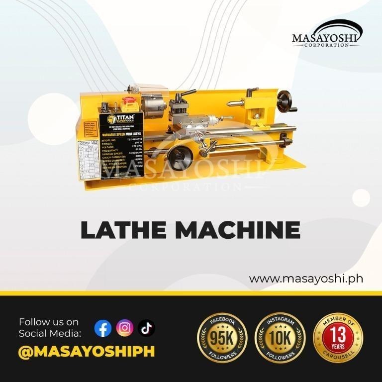 Titan Supertool Lathe Machine | Titan | Lathe Machine, Commercial ...