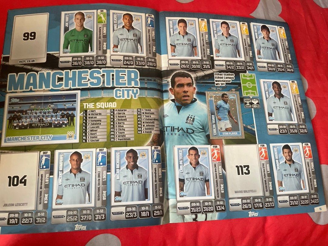 Topps Premier League 2012/2013 Sticker Collection, Hobbies & Toys, Toys ...