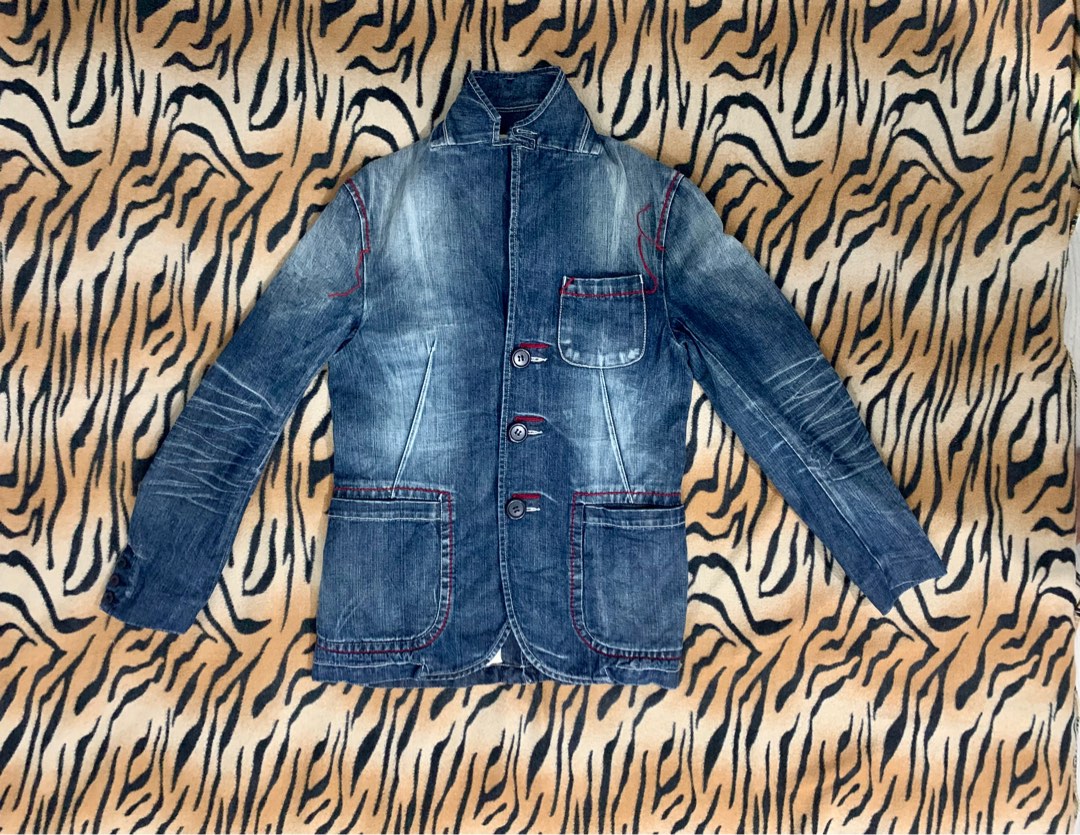 Tough Jeans Smith Denim Suit, Men's Fashion, Coats, Jackets and ...