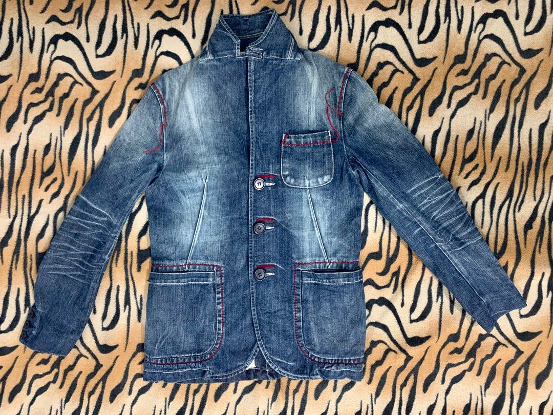 Tough Jeans Smith Denim Suit, Men's Fashion, Coats, Jackets and ...