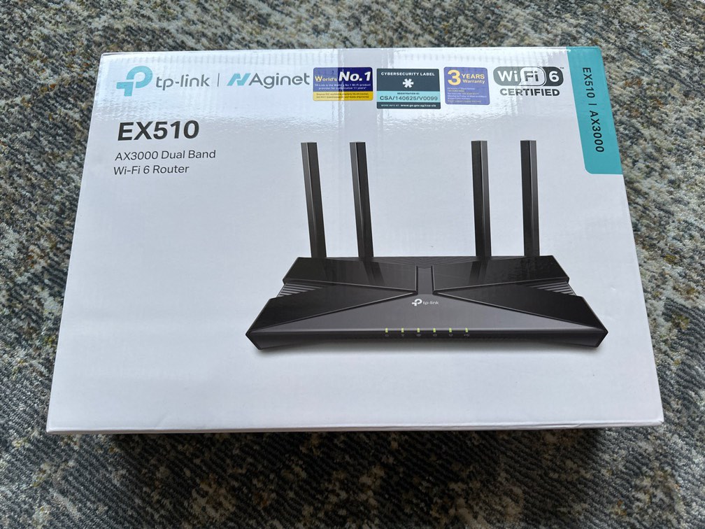 TP-Link EX510 Wifi6 router, Computers & Tech, Office & Business ...
