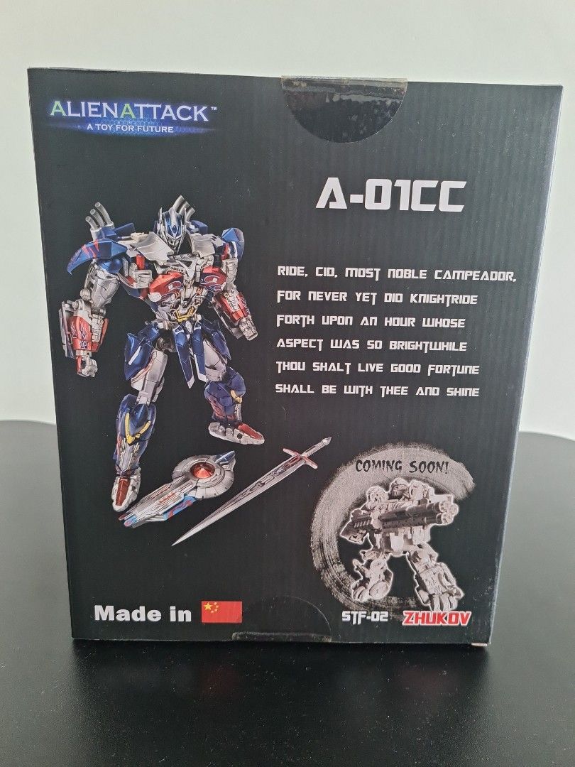 Brand New Transformers Alien Attack A-01 El Cid Optimus Prime, Hobbies ...