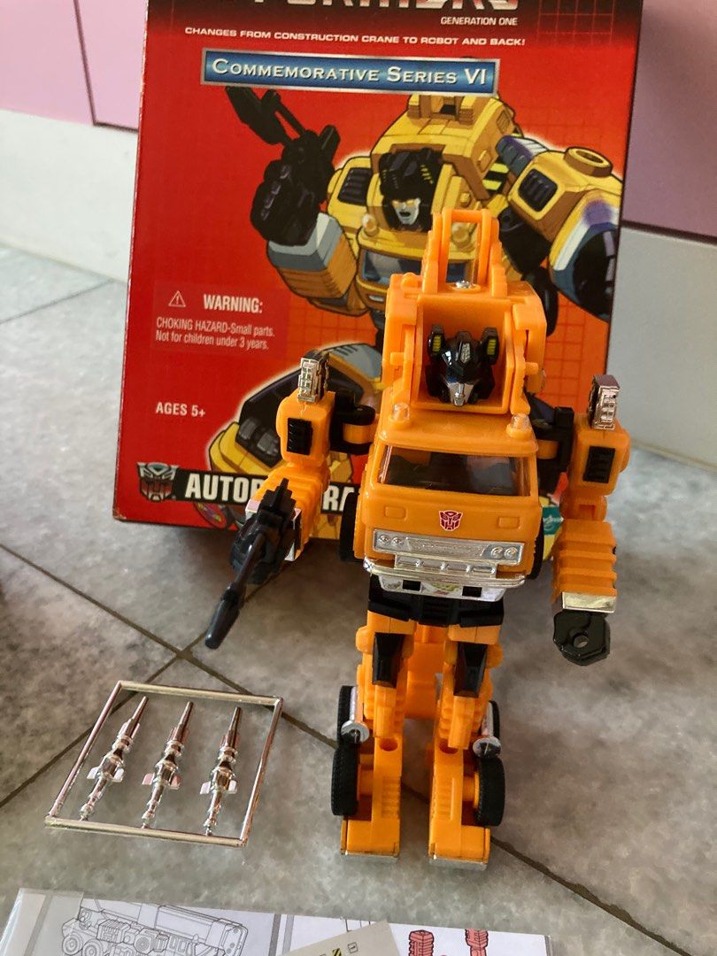 Transformers Vintage G1 Commemorative Series VI Autobot Grapple, Hobbies & Toys, Toys & Games on ...