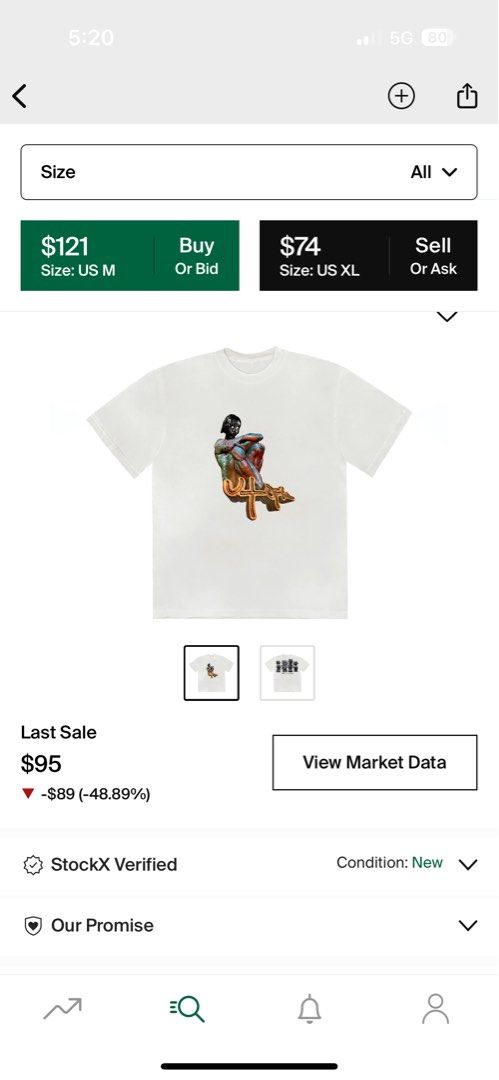 Travis Scott Utopia B1, Men's Fashion, Tops & Sets, Tshirts & Polo ...