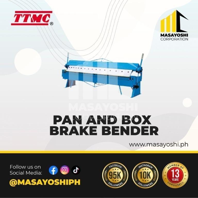 TTMC Pan & Box Brake Bender | Brake Bender | Bender, Commercial ...