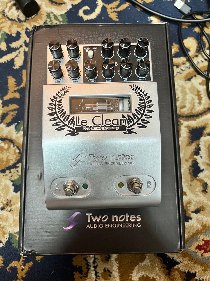 Two Notes Le Clean Dual Channel Tube Preamp, Hobbies & Toys, Music ...
