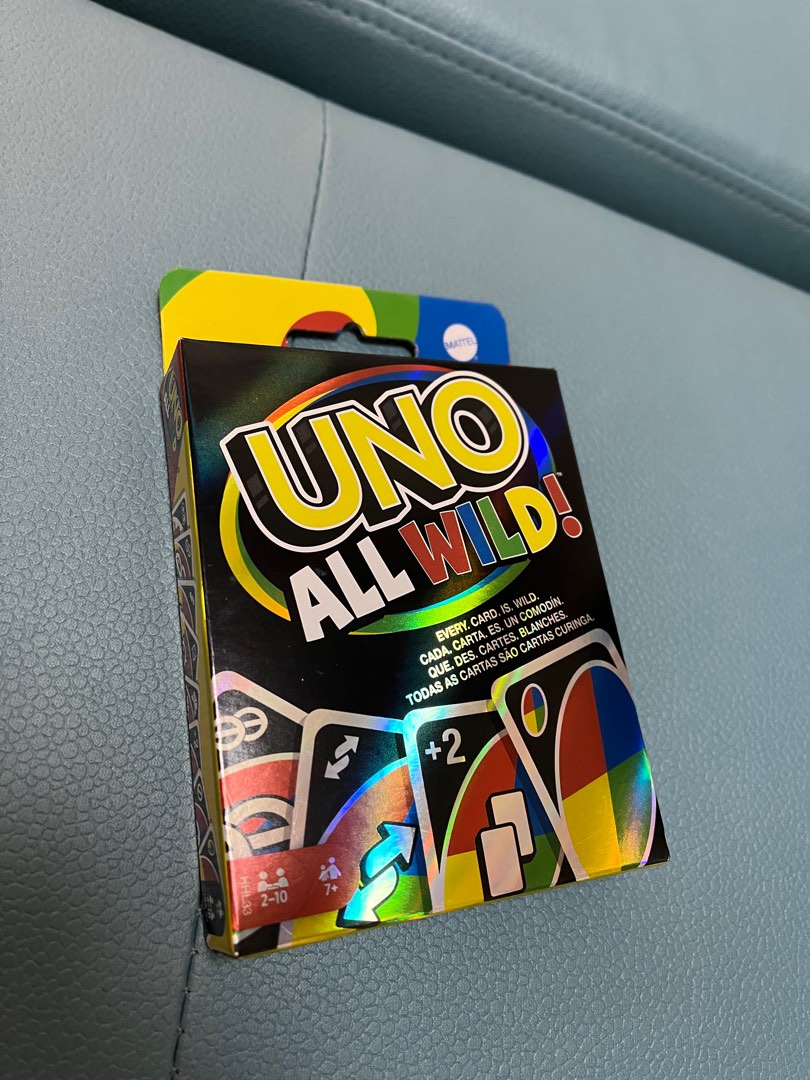 Uno all wild, 興趣及遊戲, 玩具 & 遊戲類 - Carousell