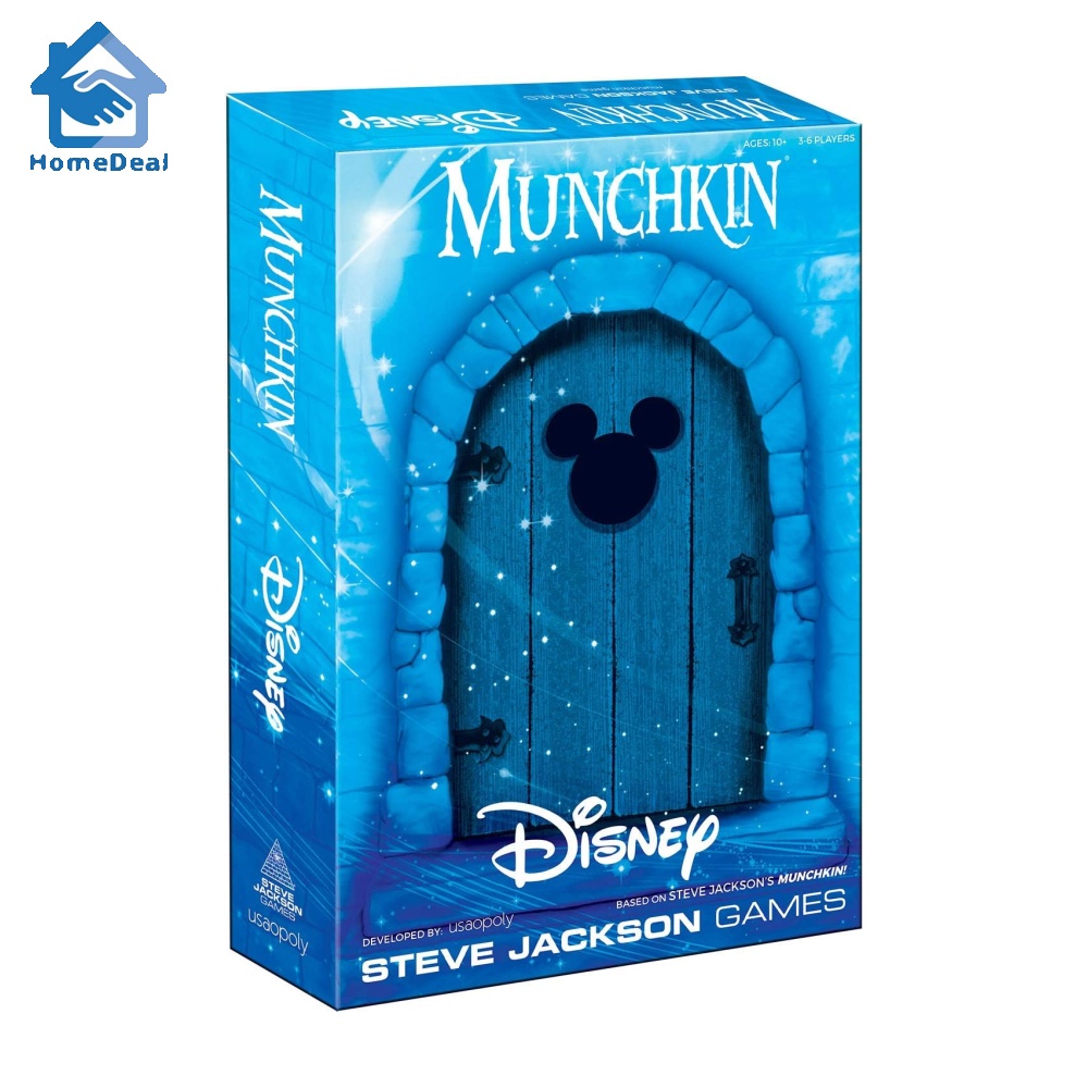 USAOPOLY Munchkin: Disney Card Game | Munchkin Game Featuring Disney ...