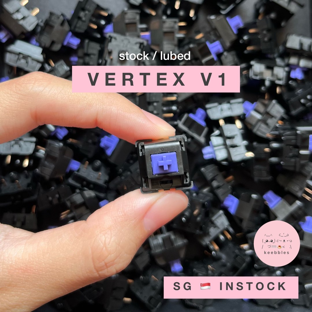 vertex v1 switches, Computers & Tech, Parts & Accessories, Computer Keyboard on Carousell
