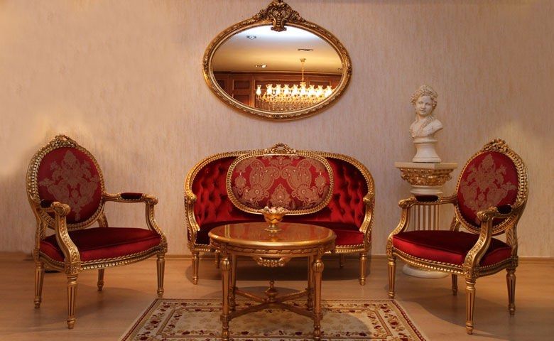 Victorian Small size sofa set, Furniture & Home Living, Furniture ...