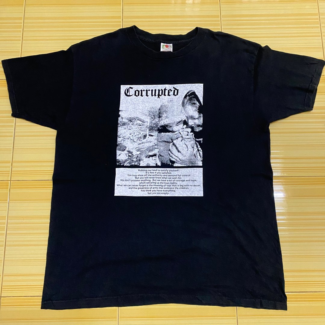 Vintage Corrupted Japan Sludge Metal Band, Men's Fashion, Tops & Sets ...