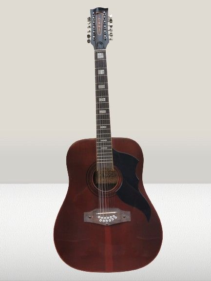 Vintage EKO 12-String Guitar, Hobbies & Toys, Music & Media, Musical ...