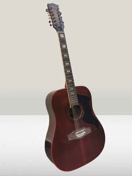 Vintage EKO 12-String Guitar, Hobbies & Toys, Music & Media, Musical ...