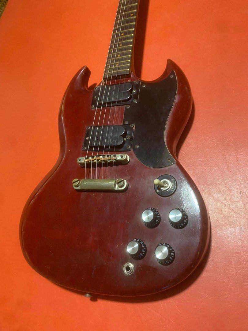 Vintage Gibson SG Copy Guitar, Hobbies & Toys, Music & Media, Musical ...