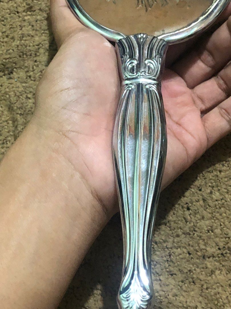 Vintage japan metal hand mirror, Hobbies & Toys, Memorabilia ...