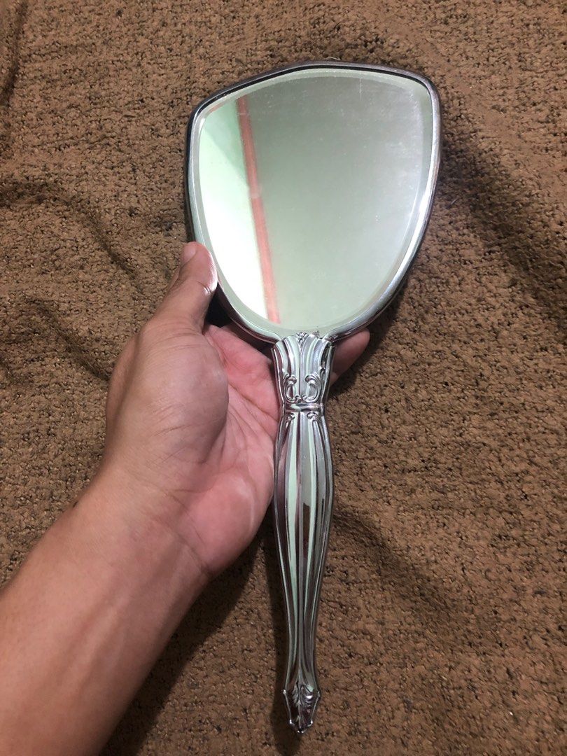 Vintage japan metal hand mirror, Hobbies & Toys, Memorabilia ...