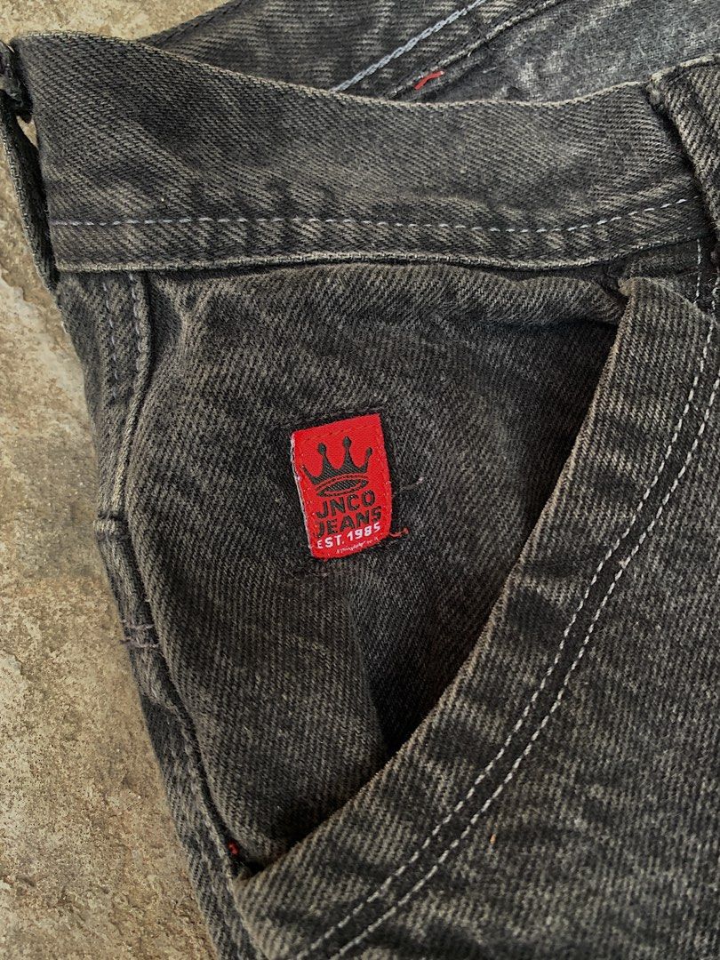 Vintage JNCO Metal Cross Logo, Men's Fashion, Bottoms, Jeans on Carousell