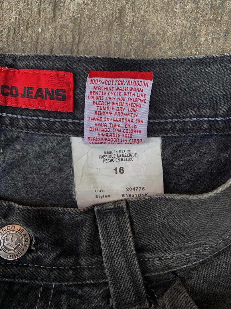 Vintage JNCO Metal Cross Logo, Men's Fashion, Bottoms, Jeans on Carousell