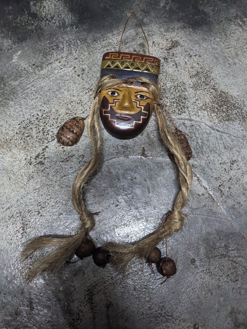 Vintage Peruvian Indigenous Ceramic Wall Hang, Hobbies & Toys ...