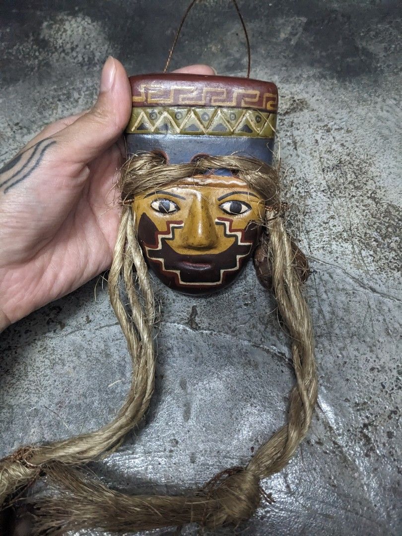 Vintage Peruvian Indigenous Ceramic Wall Hang, Hobbies & Toys ...