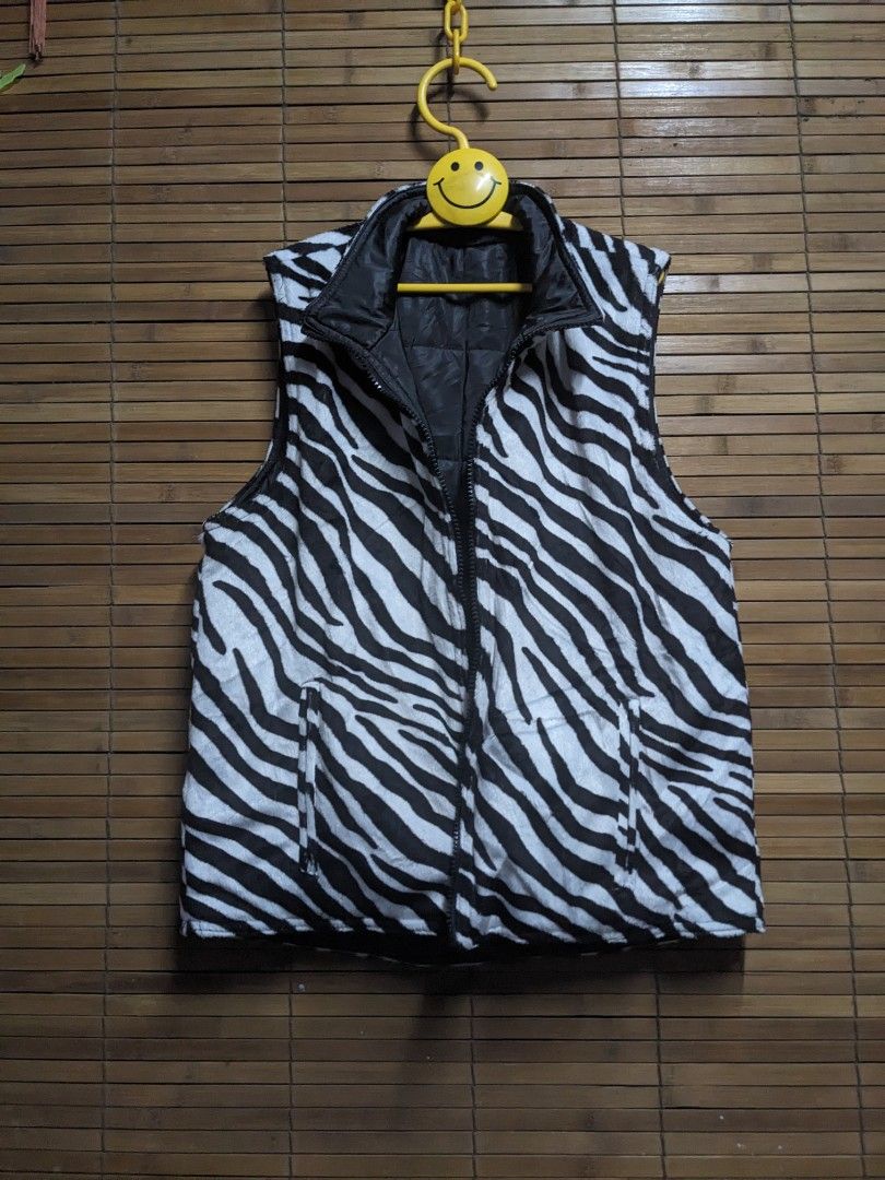 Vintage Reversible Vest, Men's Fashion, Tops & Sets, Vests on Carousell
