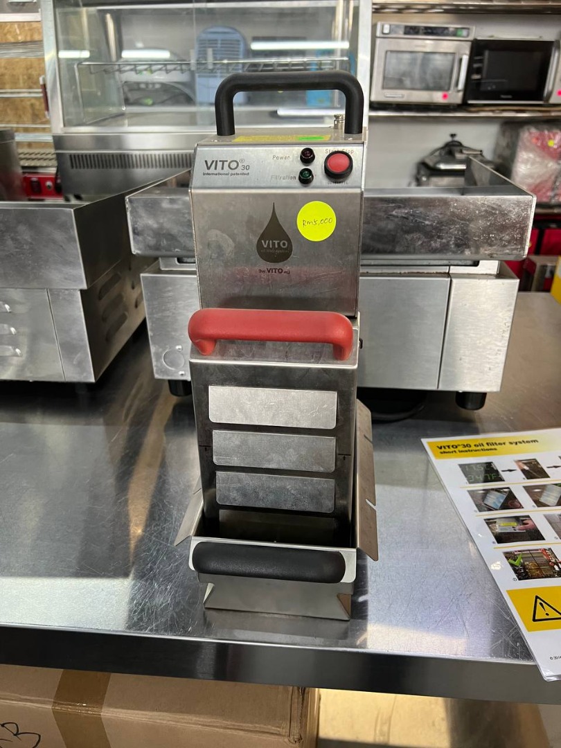 VITO 30 COOKING OIL FILTER SYSTEM, TV & Home Appliances, Kitchen ...