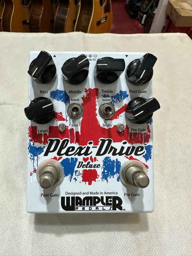 Wampler Plexi-Drive Deluxe Distortion & Overdrive Guitar Effects Pedal ...