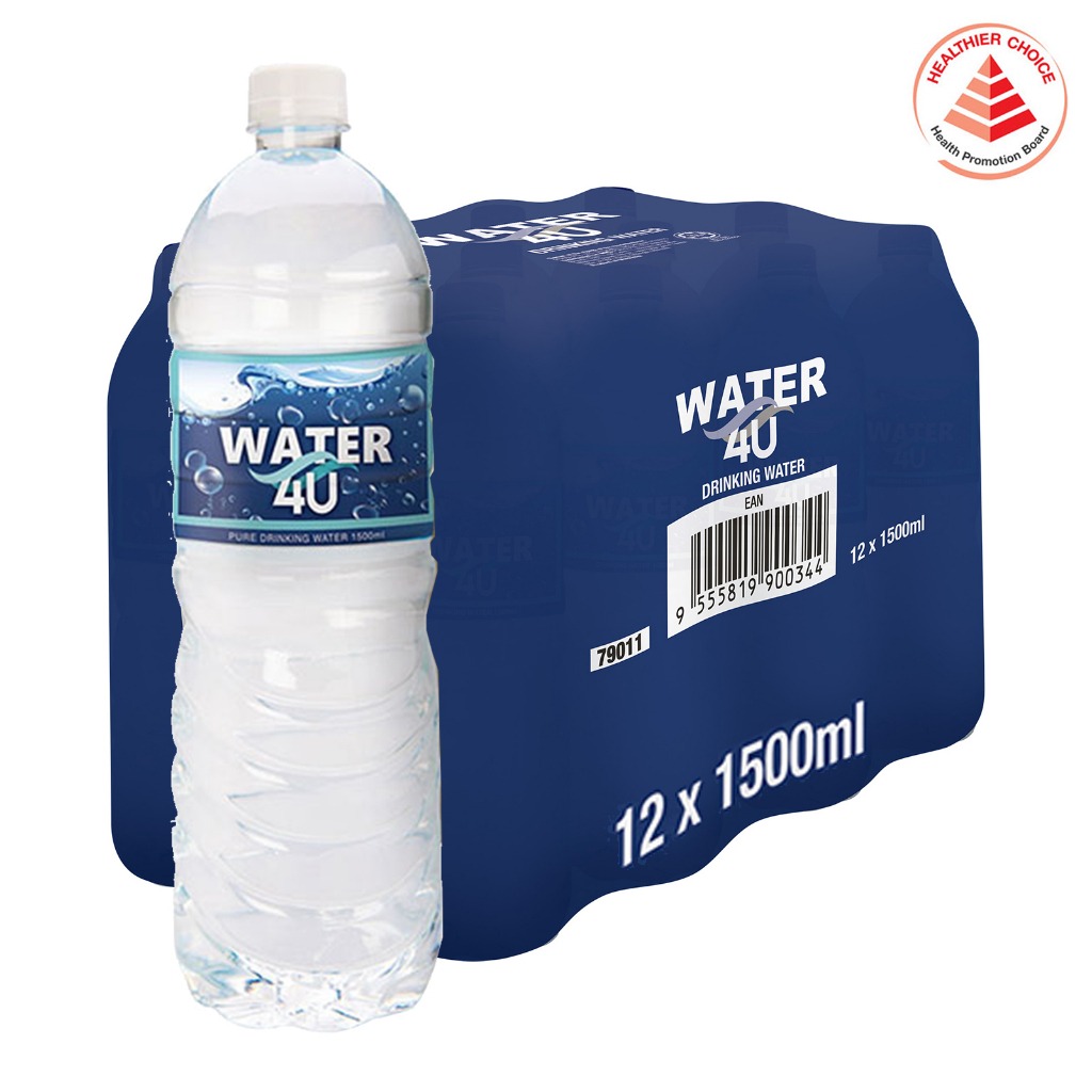 Water4U Drinking Water 1500ML 12 Bottles, Food & Drinks, Beverages on ...
