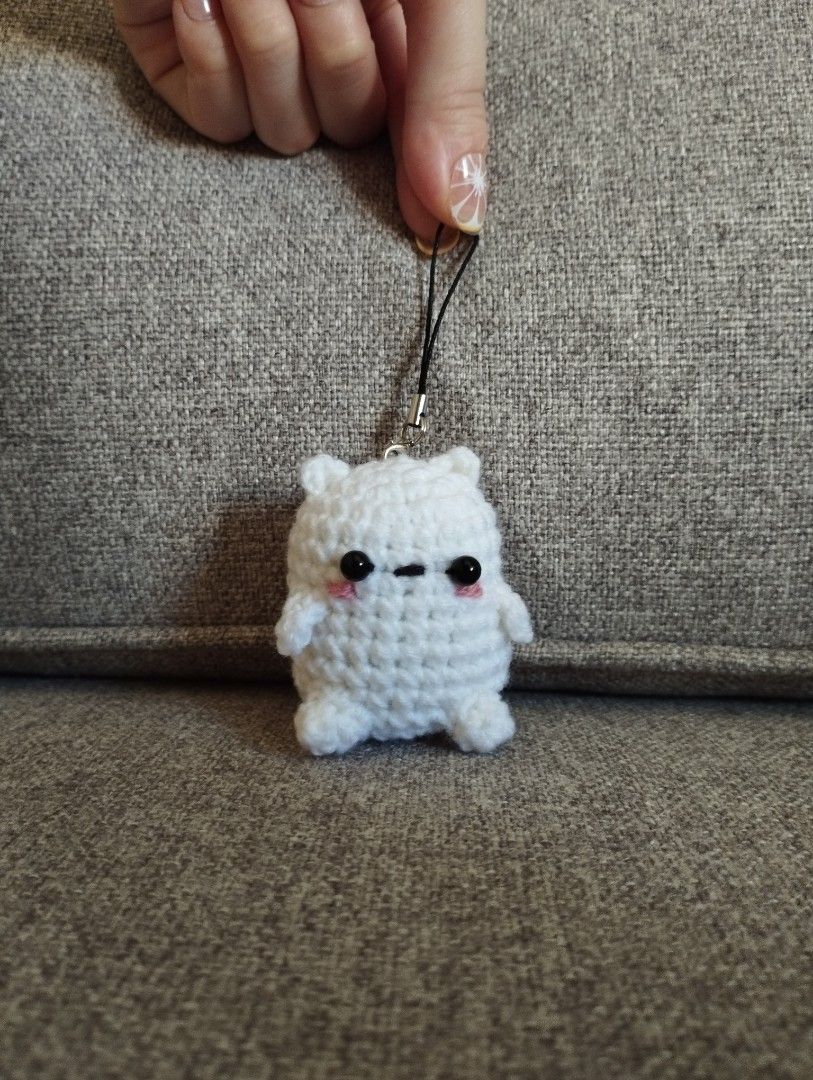 We Bare Bears Crochet Keychain, Hobbies & Toys, Stationery & Craft ...