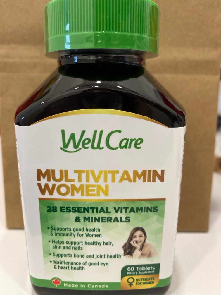 WellCare Multivitamin Women, Health & Nutrition, Health Supplements ...