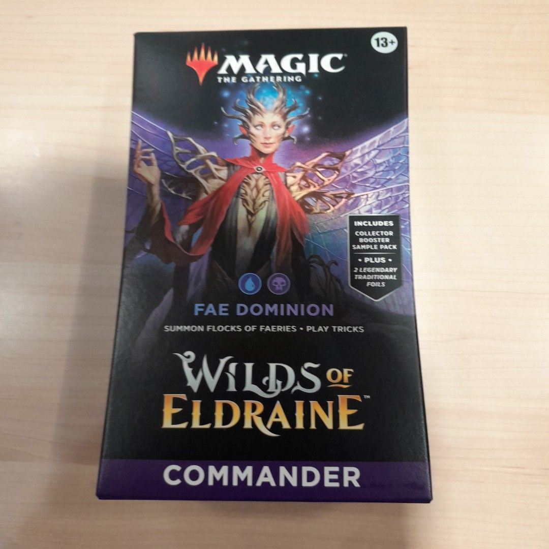 Wilds of Eldraine Fae Dominion Commander Precon Sealed MTG, Hobbies ...