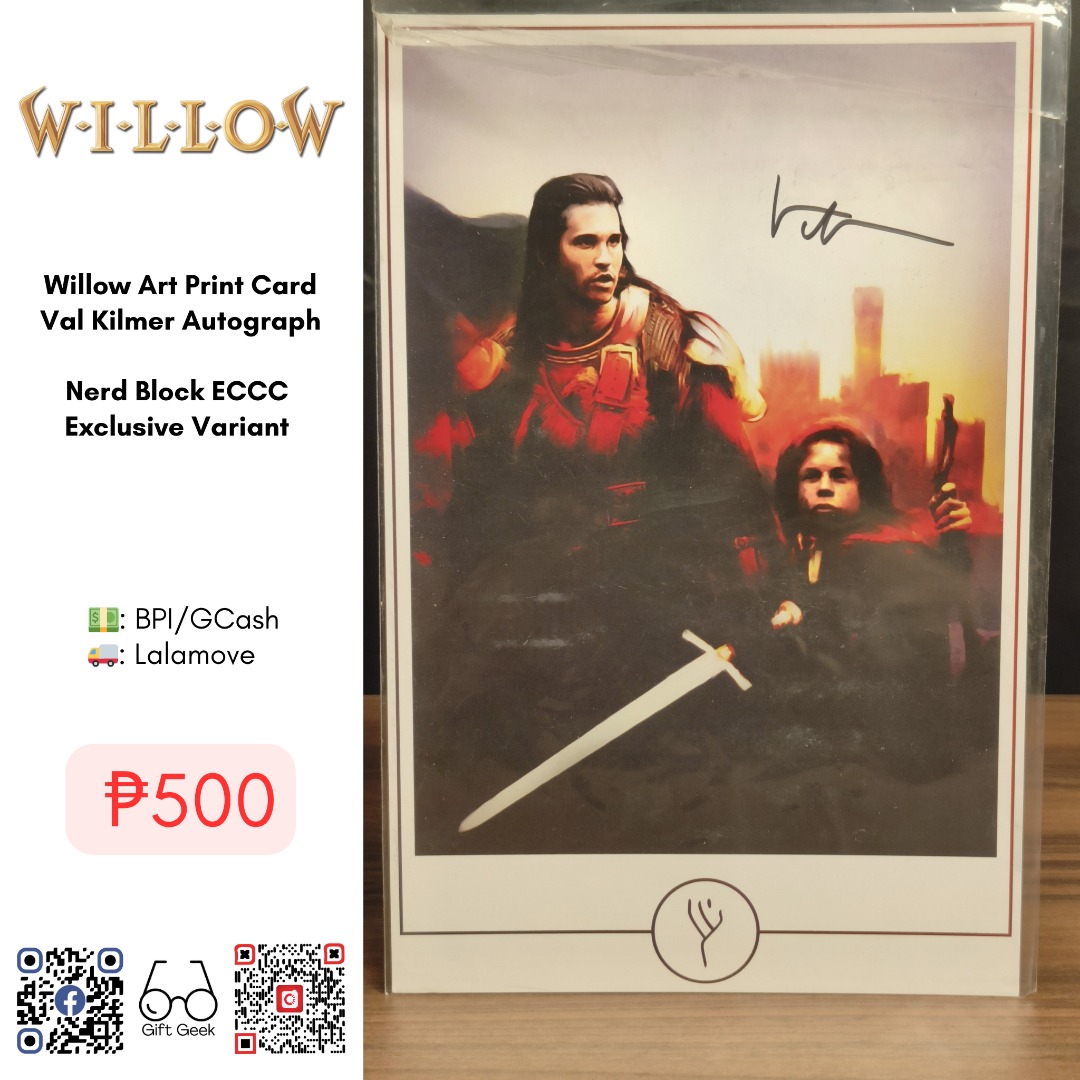 Willow Art Print Card Val Kilmer Autograph Nerd Block Exclusive ...