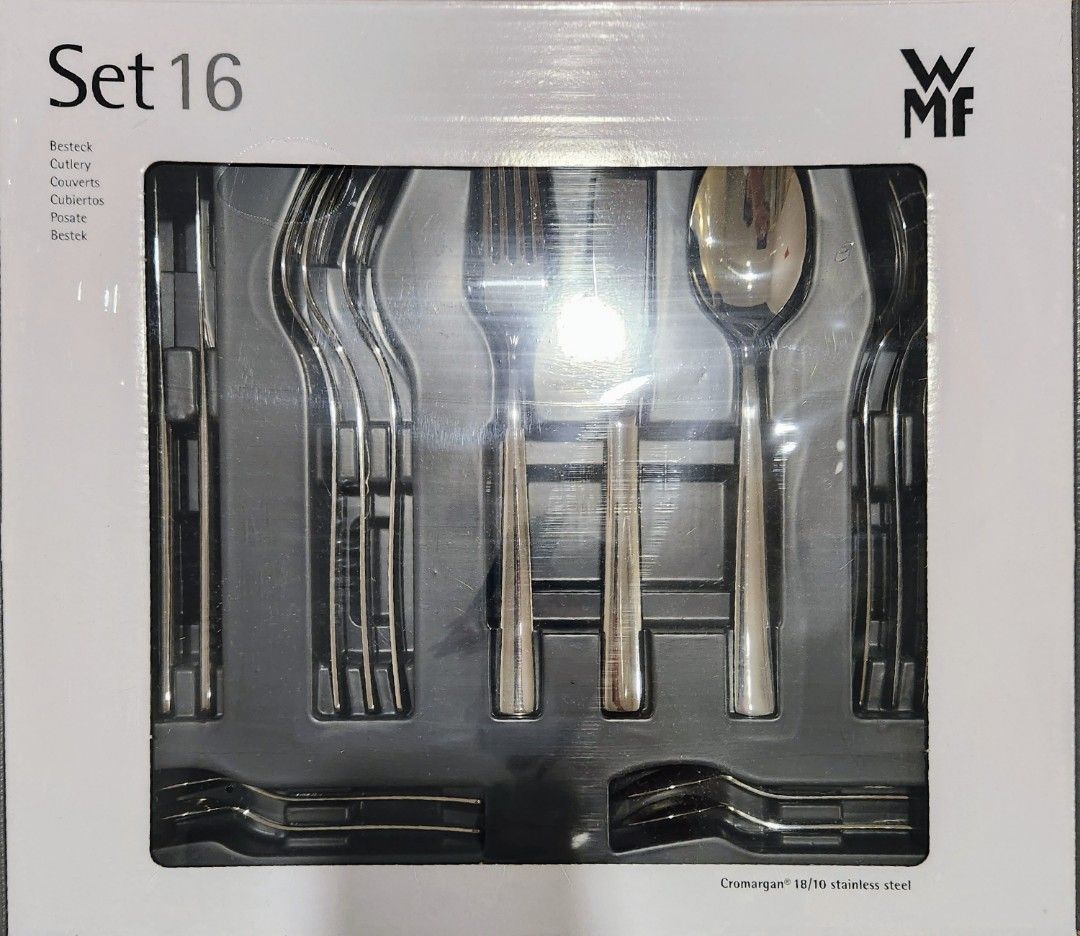 WMF Philadelphia 16 Set Piece Cromargan 18/10 Stainless Steel, Furniture & Home Living ...