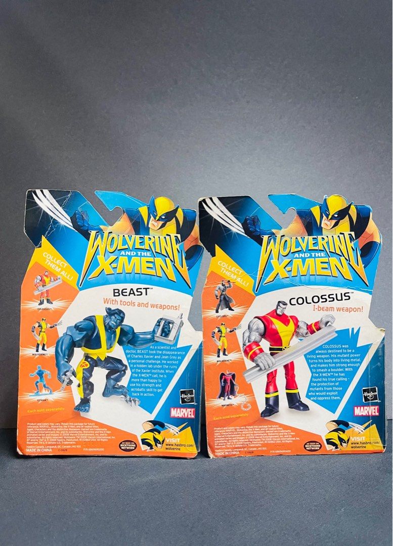 Wolverine & X-Men Animated Series - BEAST & COLOSSUS, Hobbies & Toys ...