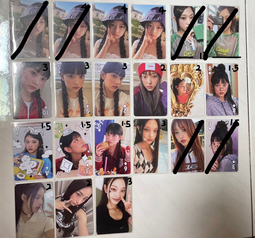 [WTS] newjeans haerin pc pob clearance minji danielle hanni bucket hat hyein attention ditto omg ...