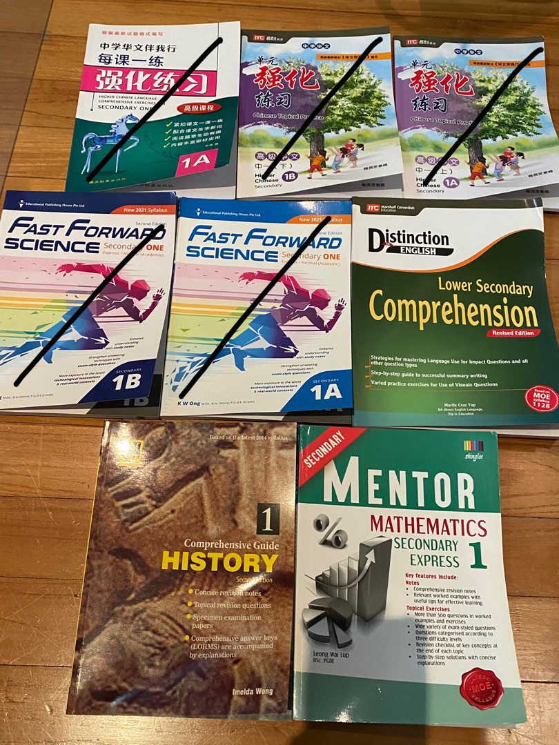 wts secondary school sec 1 sec 2 lower secondary assessment books ...