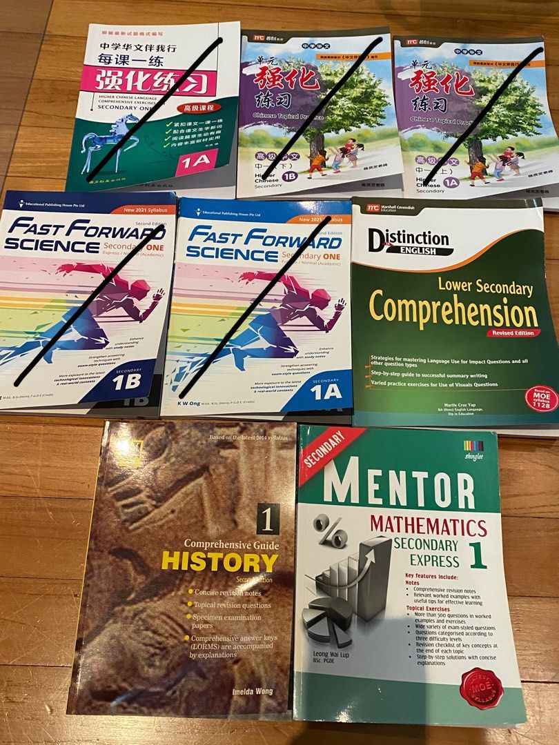 wts secondary school sec 1 sec 2 lower secondary assessment books ...