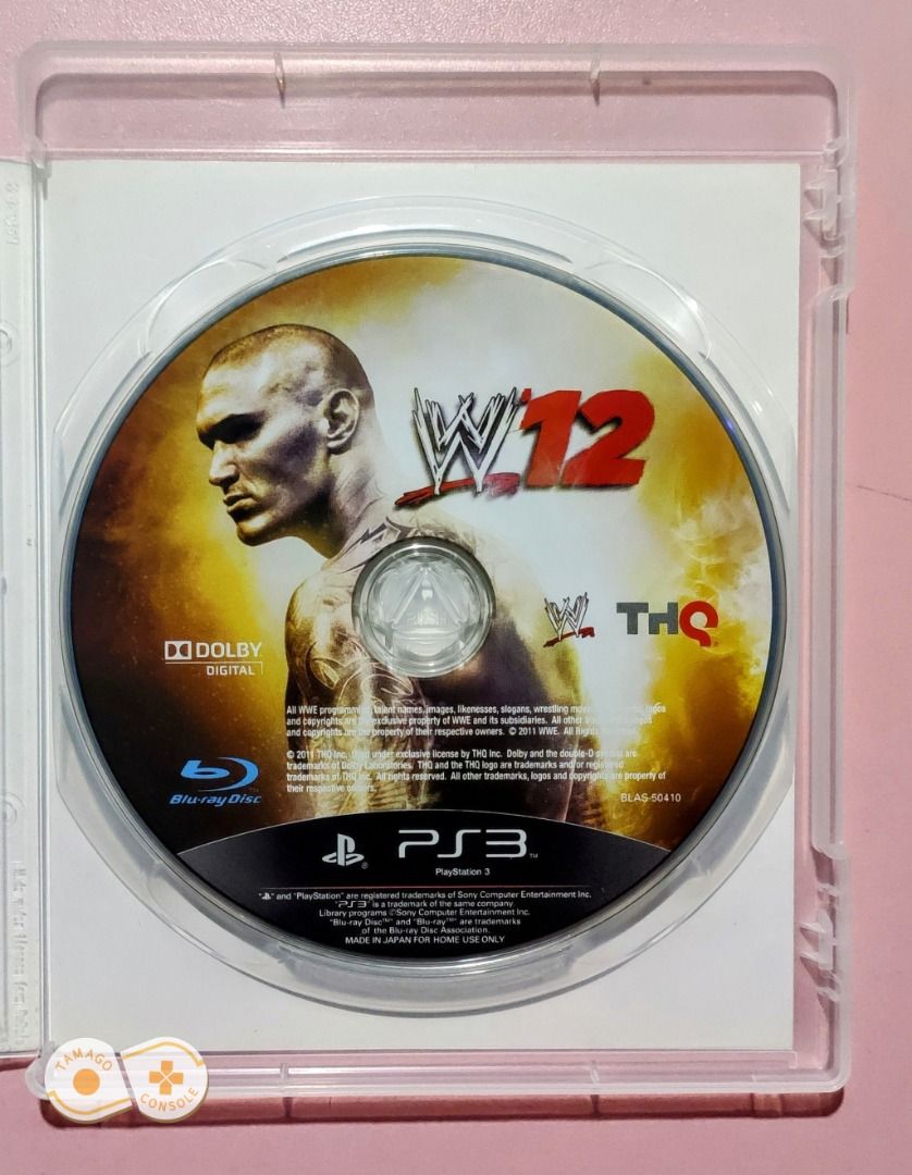 WWE '12 - [PS3 Game] [ENGLISH Language], Video Gaming, Video Games ...