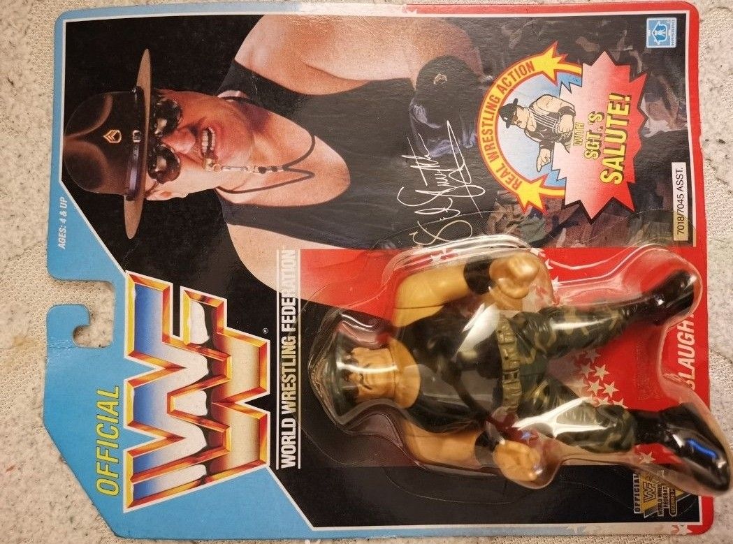 Wwf wrestling sergeant slaughter mattel, 其他, 其他 - Carousell